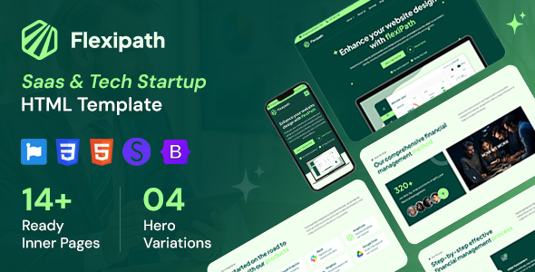 Flexipath - Saas and Tech Startup HTML Template by awaiken | ThemeForest